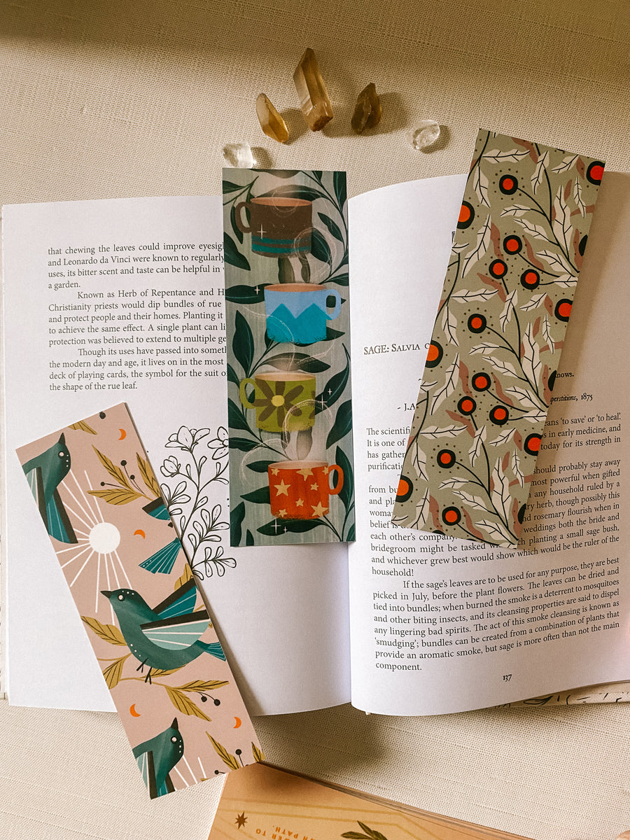 Bluebird Bookmark – Lantern Print Co.
