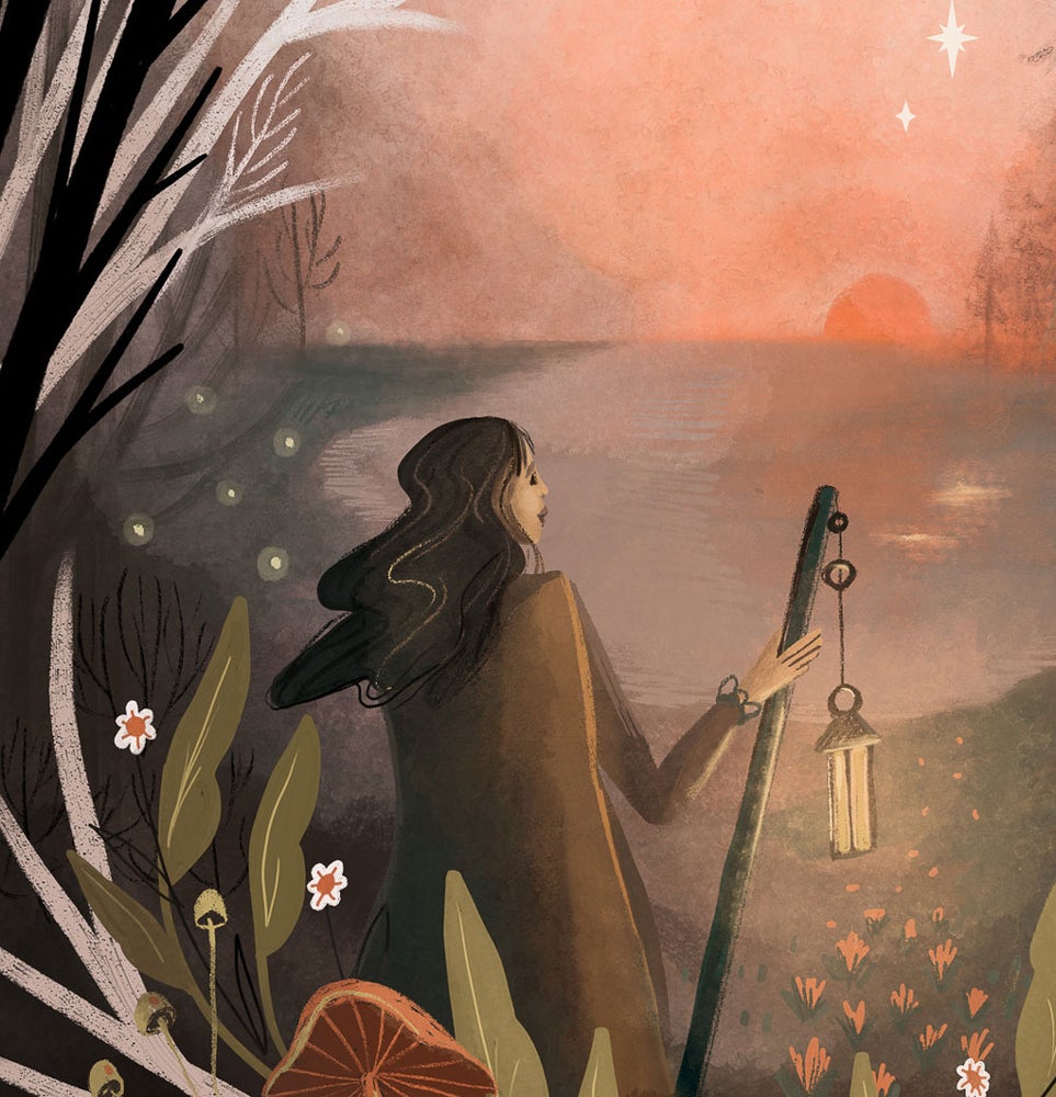 The Hermit Art Print Lantern Print Co